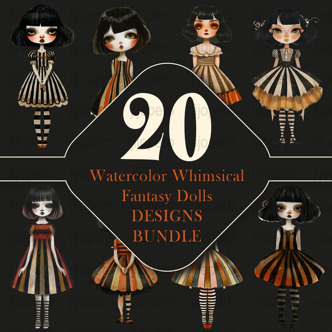 Autumn Girl Digital Art, Cute Fall Character PNG, Whimsical ...