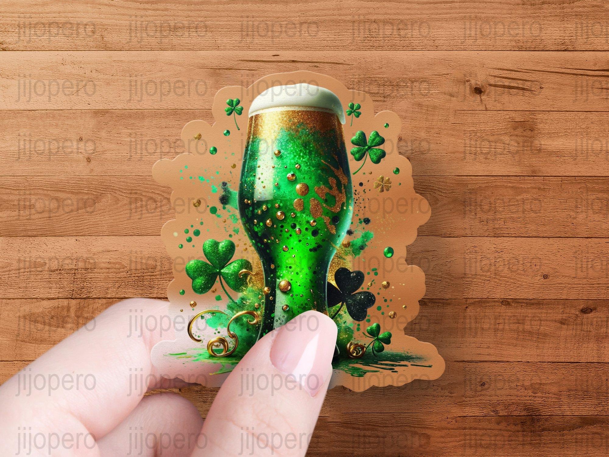 St. Patricks Day PNG, Green Beer Glass Clipart, Digital Download, Irish ...