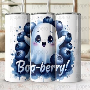 Halloween Boo PNG, Cute Ghost With Berries Digital Print, Boo Berry ...