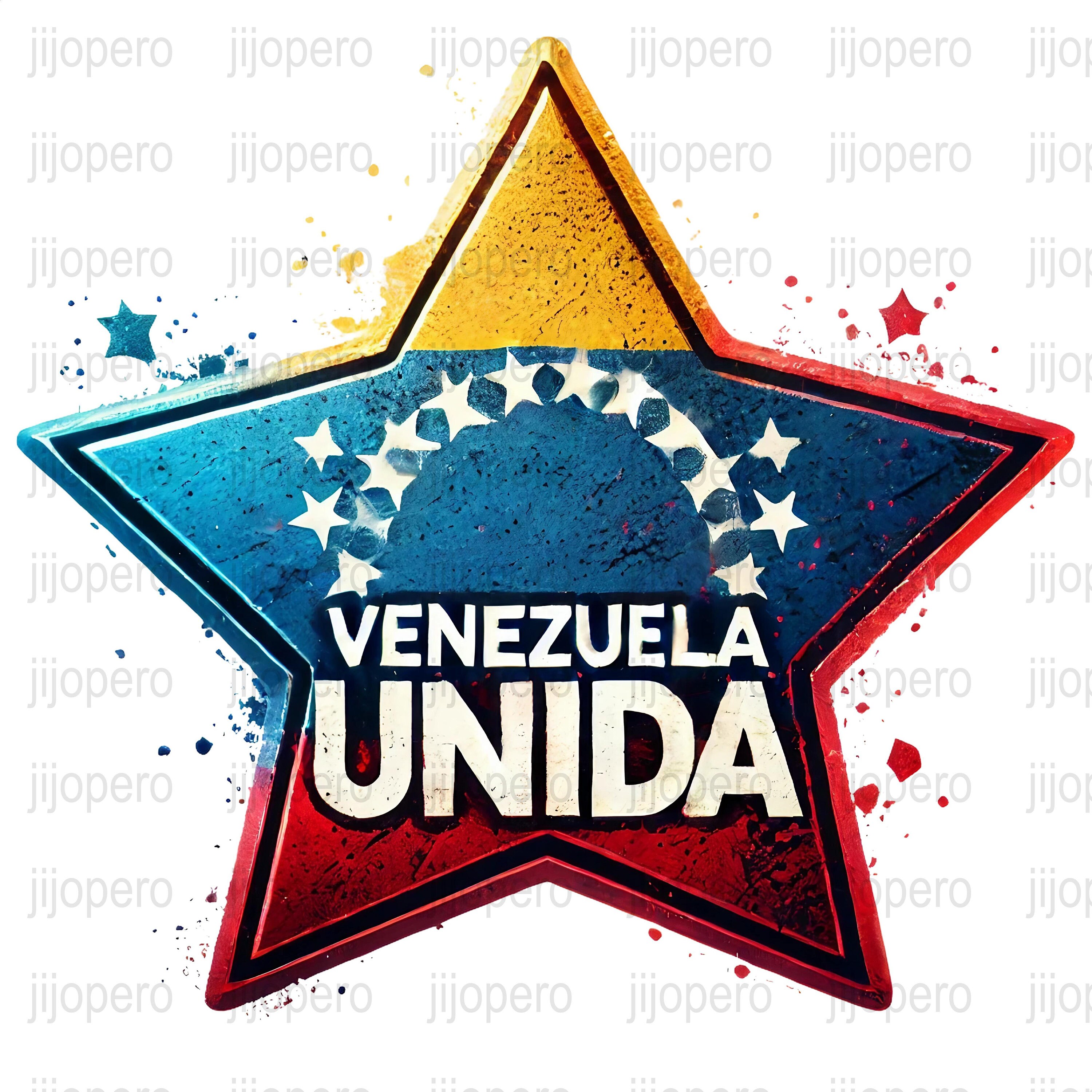 Venezuela Unida PNG, Digital Download, Patriotic Art, Venezuelan Pride ...