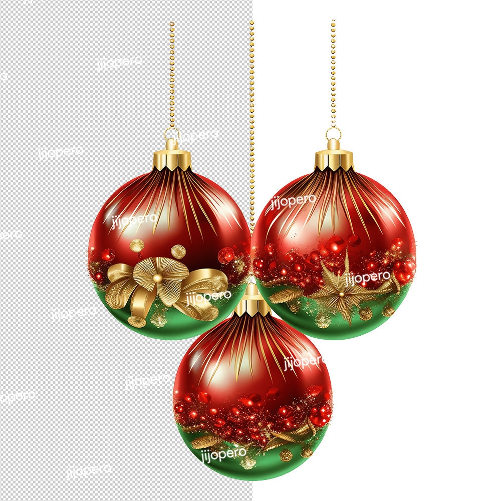 Christmas Ornament Clipart Xmas Clipart Commercial Use Adorable Xmas ...