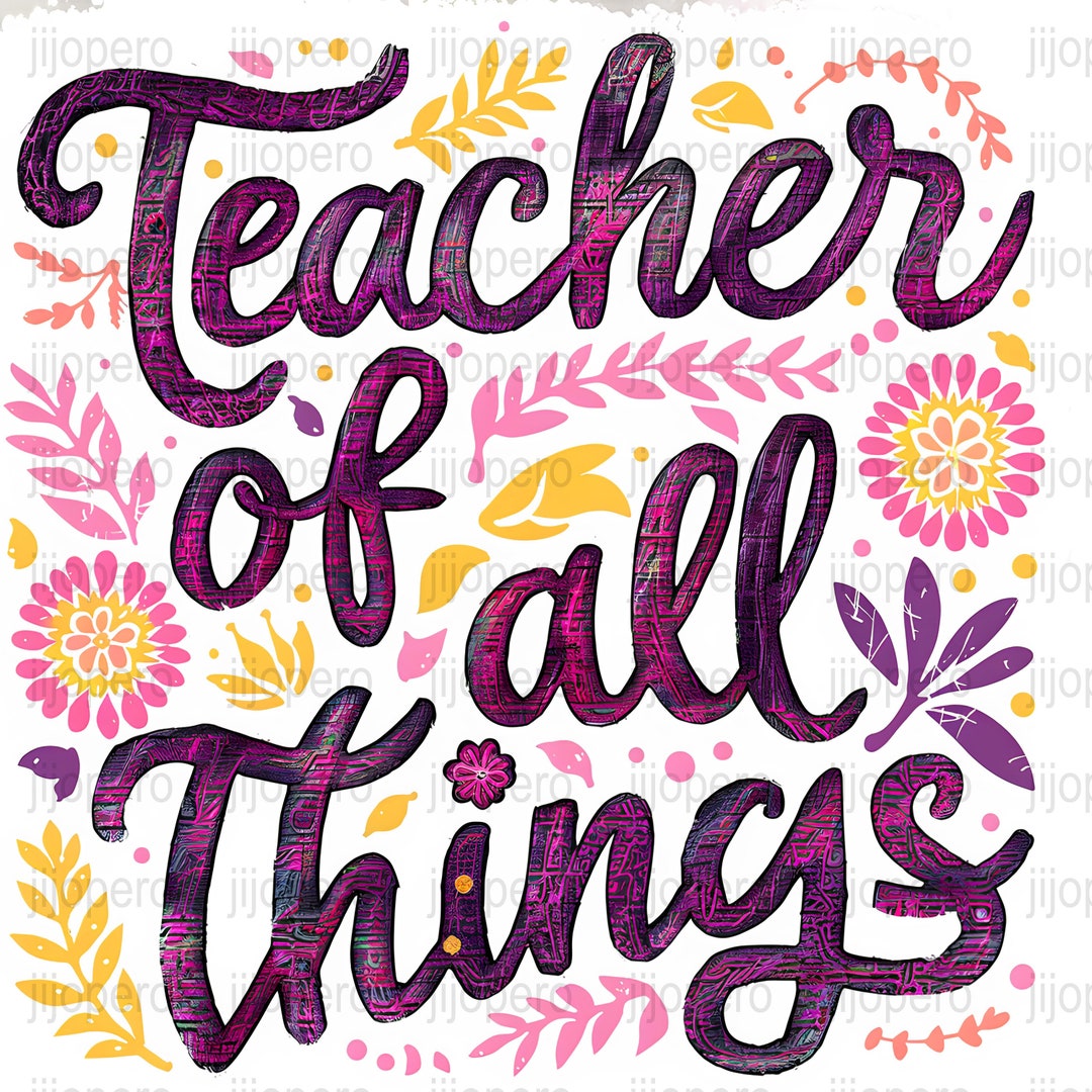 Teacher Appreciation Digital Art PNG, Educator Quote Printable Wall Art ...