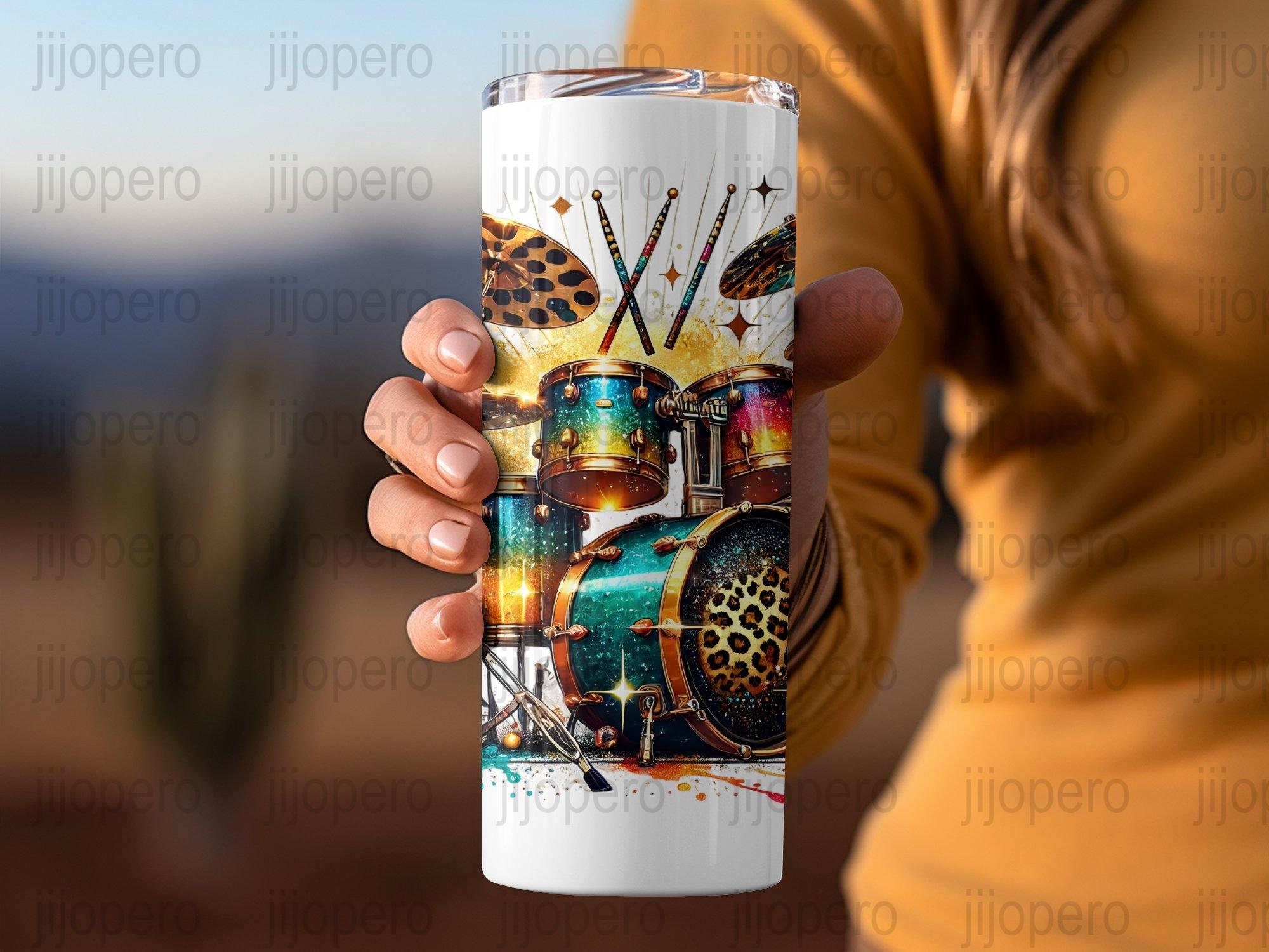 Colorful Abstract Drum Set Artwork PNG, Digital Download, Music Studio ...