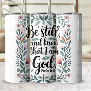 Inspirational Psalm 46 10 Quote Wall Art Be Still and Know Digital ...
