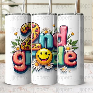 2nd Grade Digital Download, Cute 2nd Grade Sign, 2nd Grade Art PNG ...