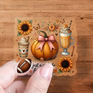 Fall PNG Sticker Bundle, Autumn Graphics Collection, Pumpkin Coffee ...