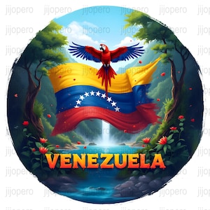 Venezuela Flag PNG, Venezuelan Landscape Digital Art, Free Download ...