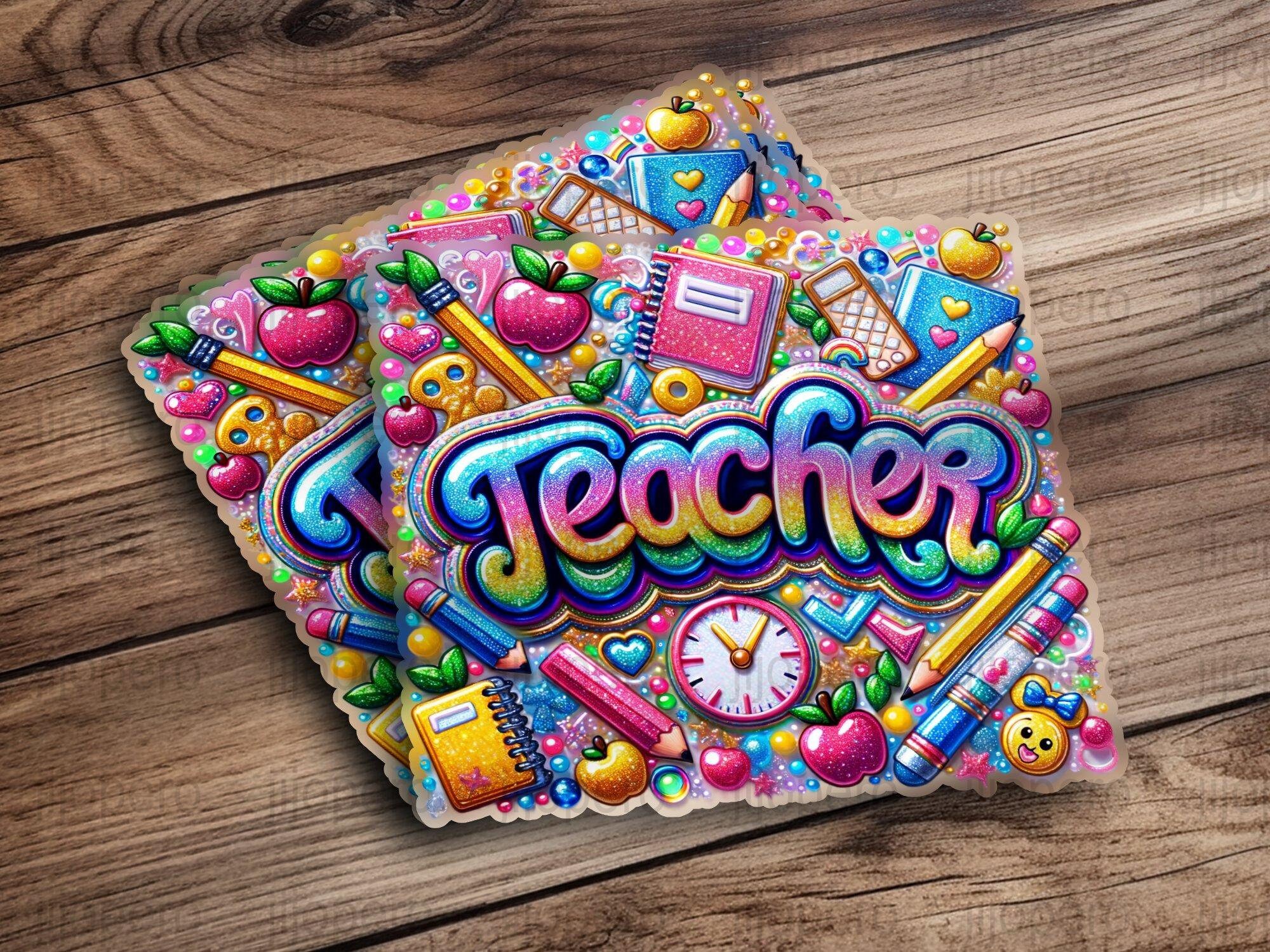 Teacher Life PNG, Colorful Digital Artwork for Educators, Classroom ...