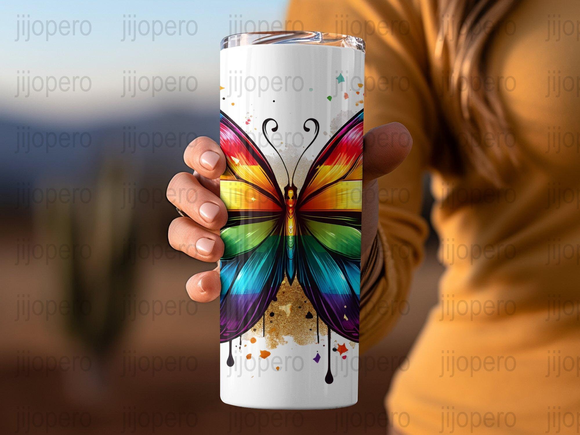 Pride Month PNG, Colorful Butterfly Digital Art, Rainbow Wings Clipart ...