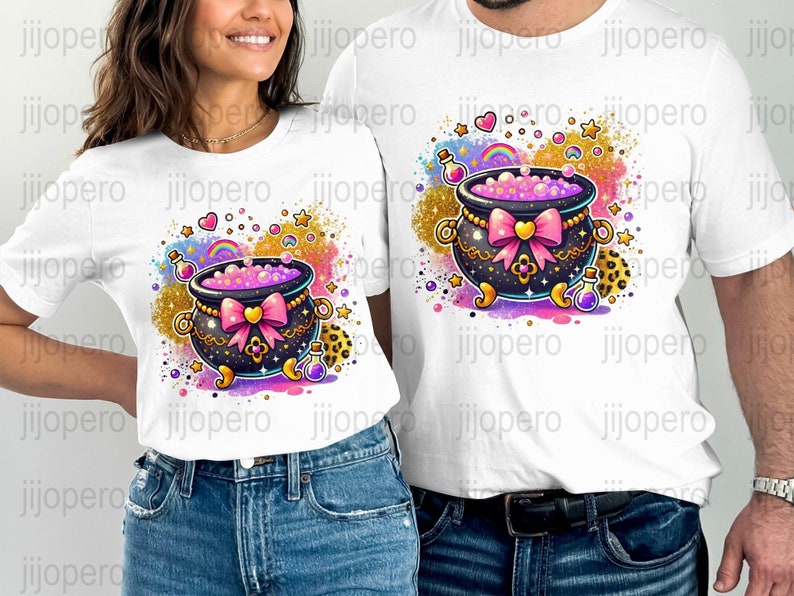 Halloween PNG, Sparkling Witch Cauldron Clipart, Magical Potion, Stars ...