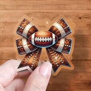 Football Bow Design PNG, Digital Download for Sublimation, Sports Bow ...