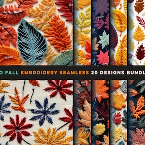 Fall Seamless File Fabric Design Fall Patterns Repeat Pattern Digital ...