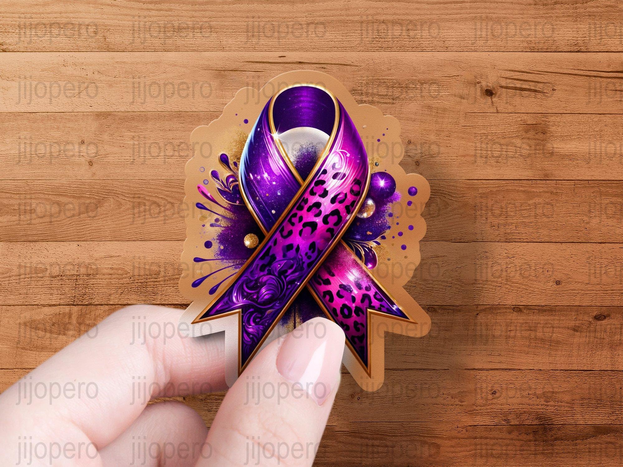 Lupus Awareness Png, Purple Ribbon Digital Art, Instant Download, Lupus ...