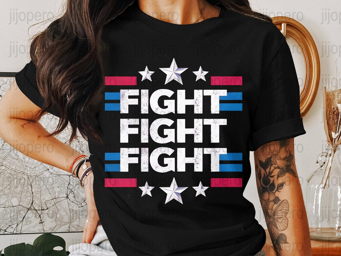 Fight Fight Fight PNG, Patriotic Digital Art, American Flag Colors ...