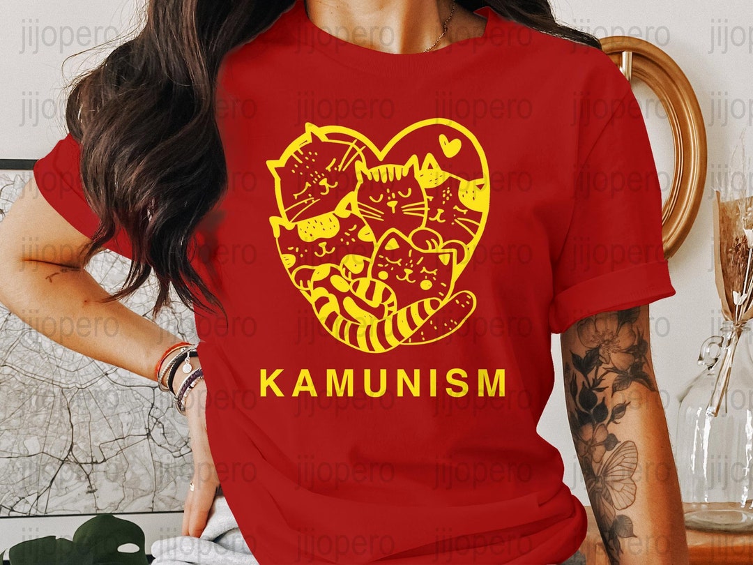 Kamunism PNG, Cute Cat Art, Digital Download, Funny Cat Lovers Gift ...