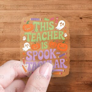 Halloween Teacher Printable, This Teacher is Spooktacular Digital Print ...