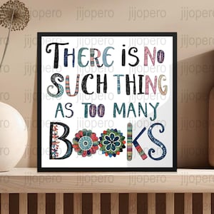 Colorful Hand Drawn Book Quote PNG, Digital Download, Inspirational ...