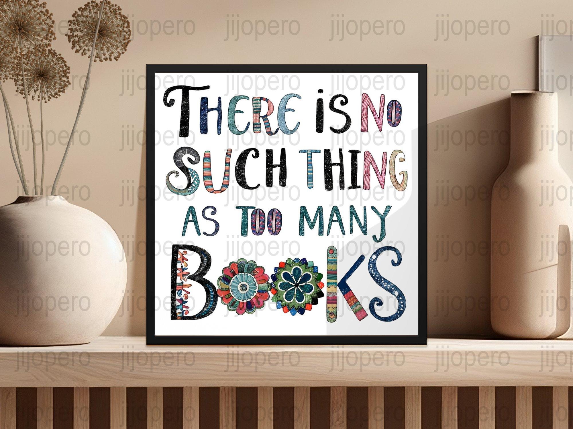 Colorful Hand Drawn Book Quote PNG, Digital Download, Inspirational ...