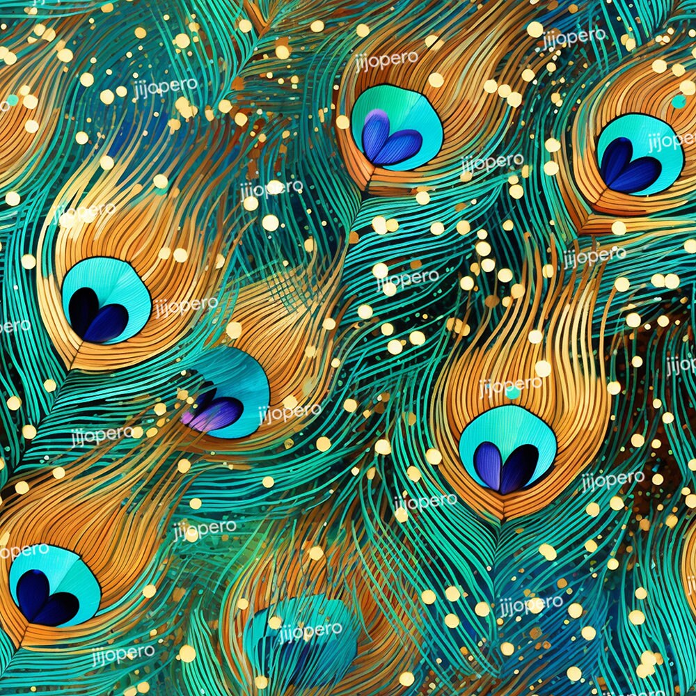 Peacock Digital Paper Peacock Pattern Peacock Background Peacock Prints ...