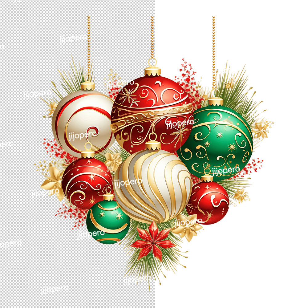 Christmas Ornament Clipart Xmas Clipart Commercial Use Adorable Xmas ...