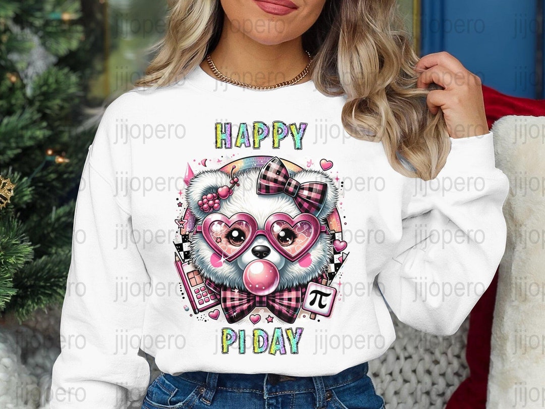 Cute Dog Pi Day Celebration PNG, Happy Pi Day Digital Download, Math ...