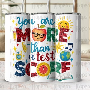 Inspirational Teacher Quote PNG, You Are More Than a Test Score ...