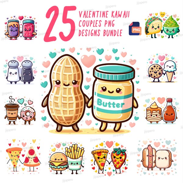 Kawaii Food Clipart - Etsy