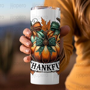 Thankful Pumpkin Digital Art Fall PNG Printable Autumn Decor ...