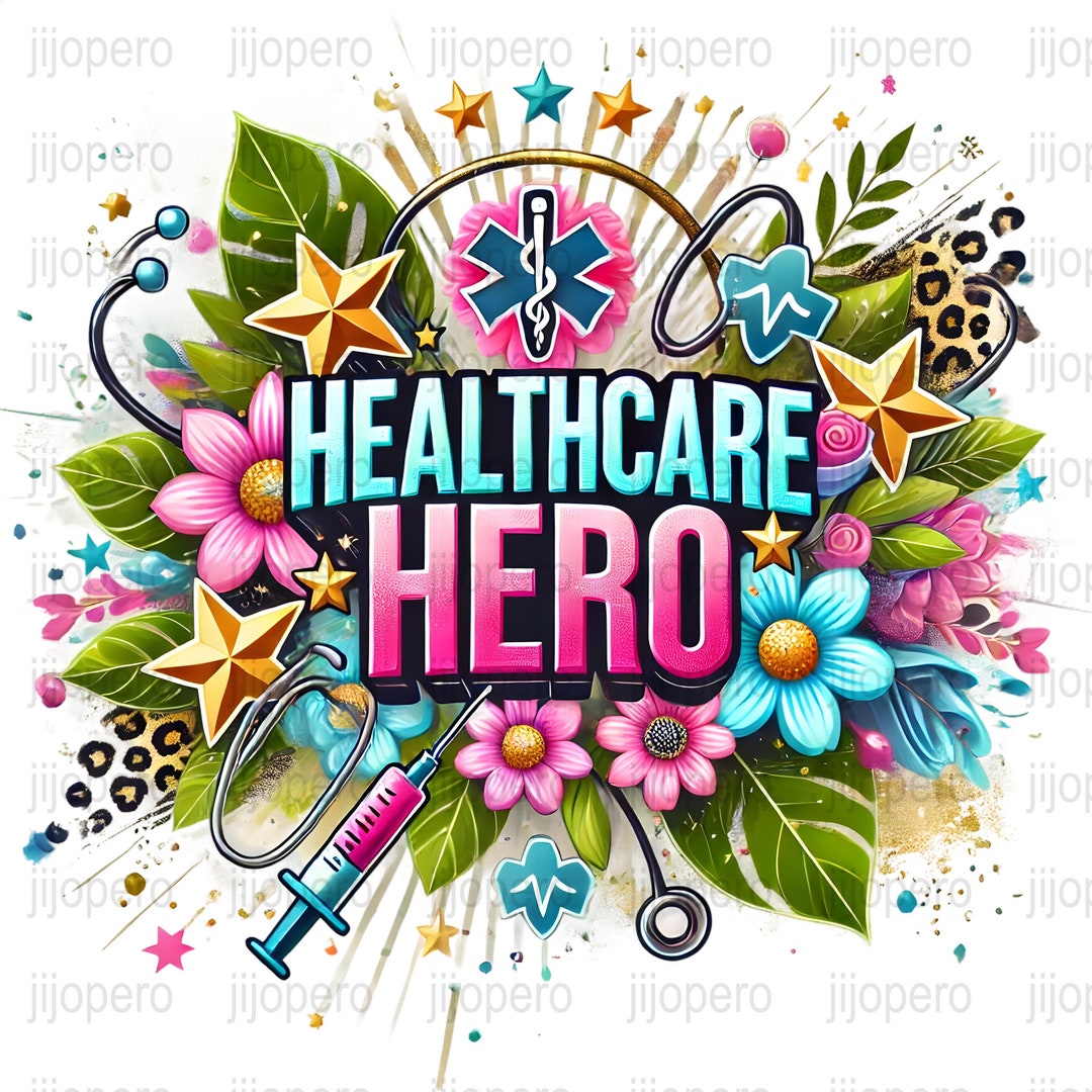 Nurse PNG, Healthcare Hero Digital Download, Nurse Appreciation Graphic, Colorful Medical ...