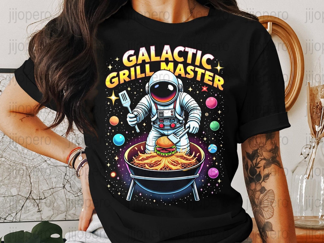 Galactic Grill Master Digital Download, Space Themed Cooking Art ...
