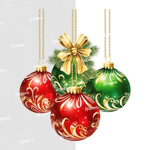 Christmas Ornament Clipart Xmas Clipart Commercial Use Adorable Xmas ...