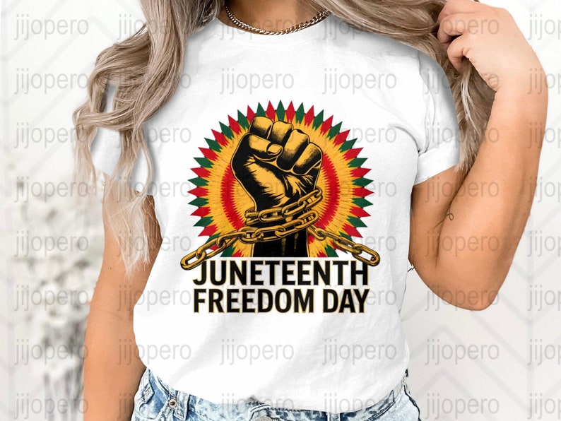 Juneteenth Freedom Day Digital Art PNG, Afrocentric Protest Fist Image ...