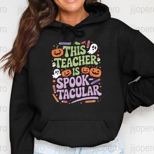 Halloween Teacher Printable, This Teacher is Spooktacular Digital Print ...