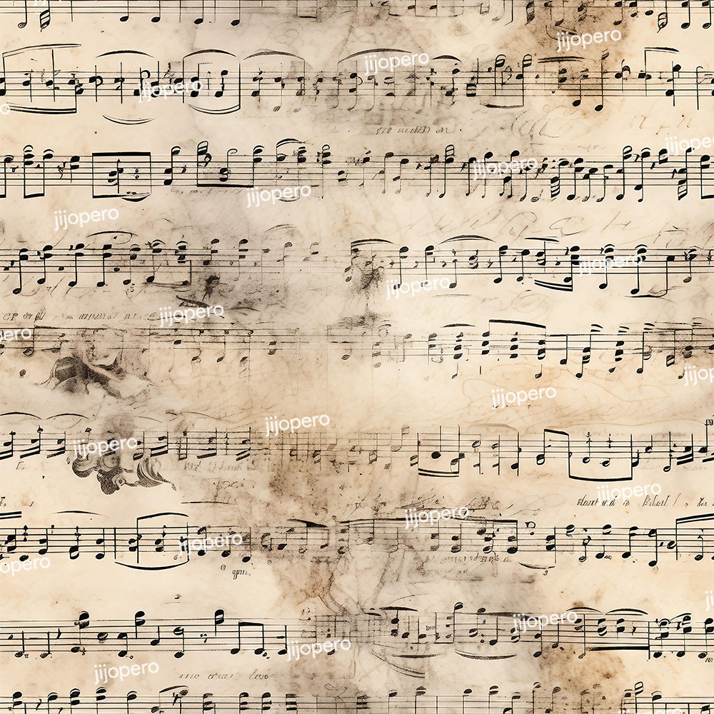 Musical Notes Jpg Instant Download Old Paper Music Note - Etsy