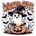 Halloween Ghost Clipart PNG, Cute Halloween Graphics, Witch Hat Ghost ...