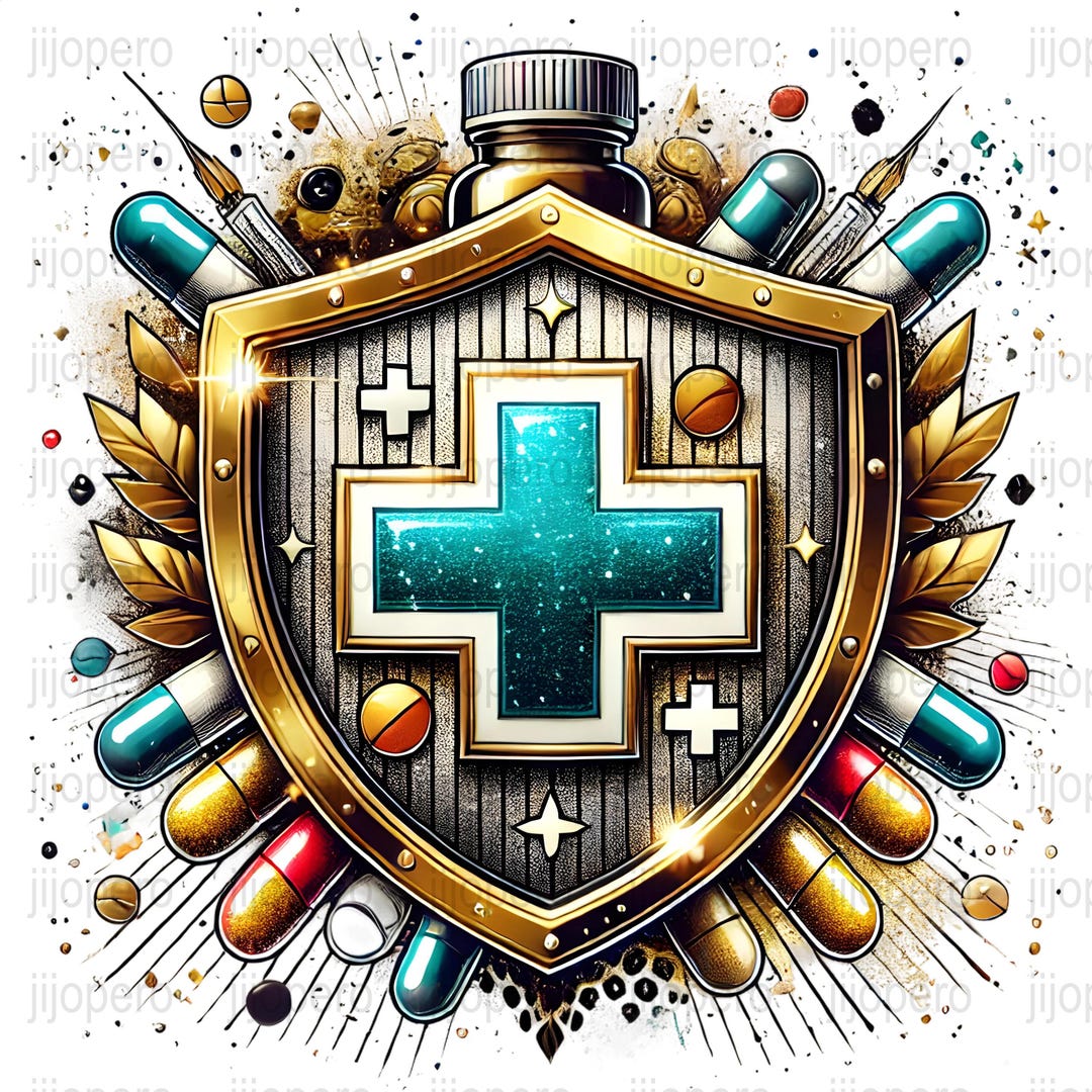 Pharmacy Logo PNG, Apothecary Digital Art, Medicine Cross Emblem ...