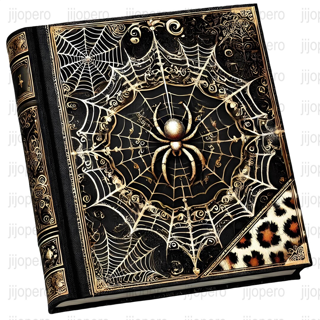 Gothic Spider Web PNG Digital Art, Gothic Halloween Spider Web Art ...