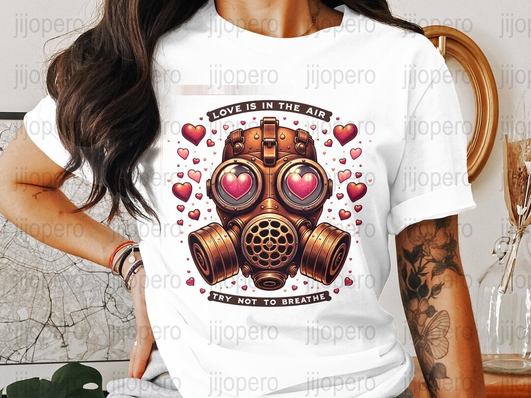 PNG Anti Valentines Day Gas Mask Love Art, Steampunk Heart Digital ...