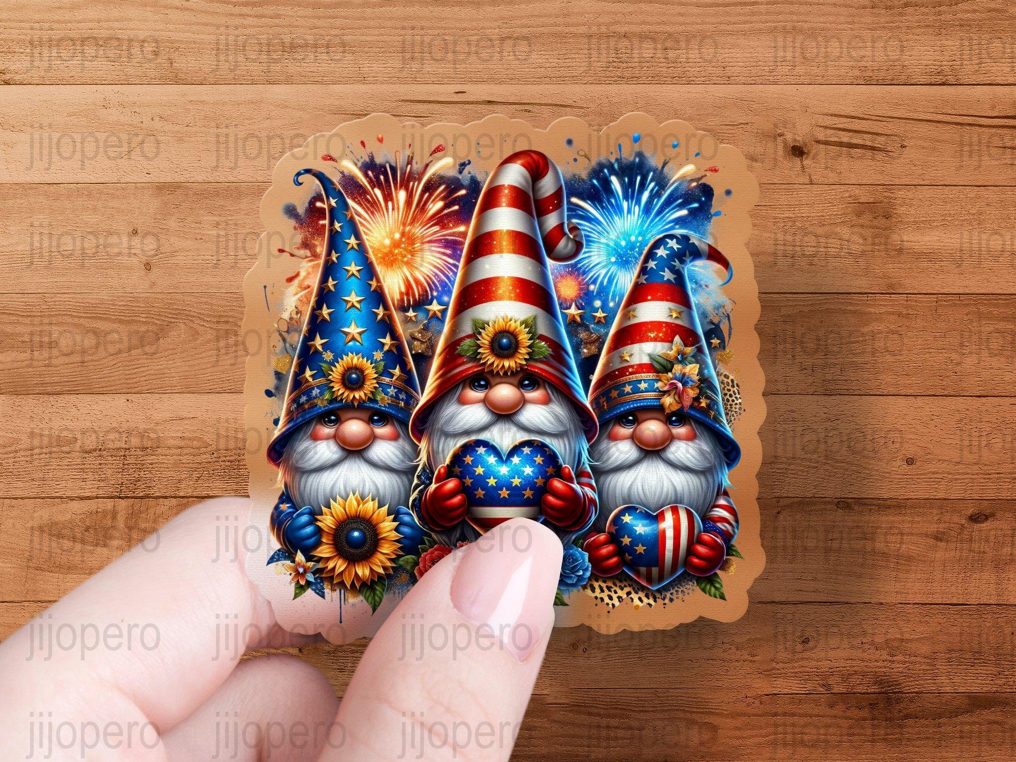4th of July PNG, Patriotic Gnomes Clipart, Independence Day Graphics ...
