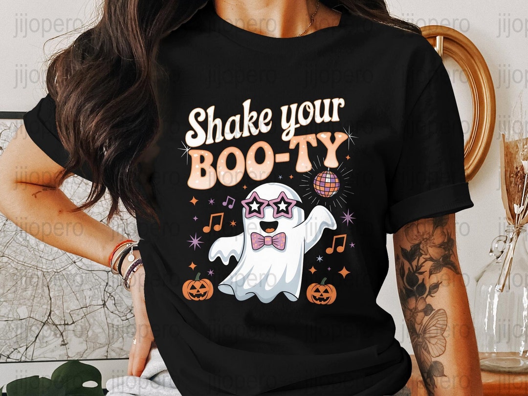 Shake Your Booty Halloween PNG Ghost Digital Download, Cute Ghost With ...