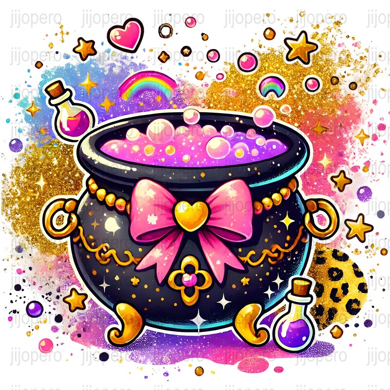 Witches Cauldron Clipart - Etsy