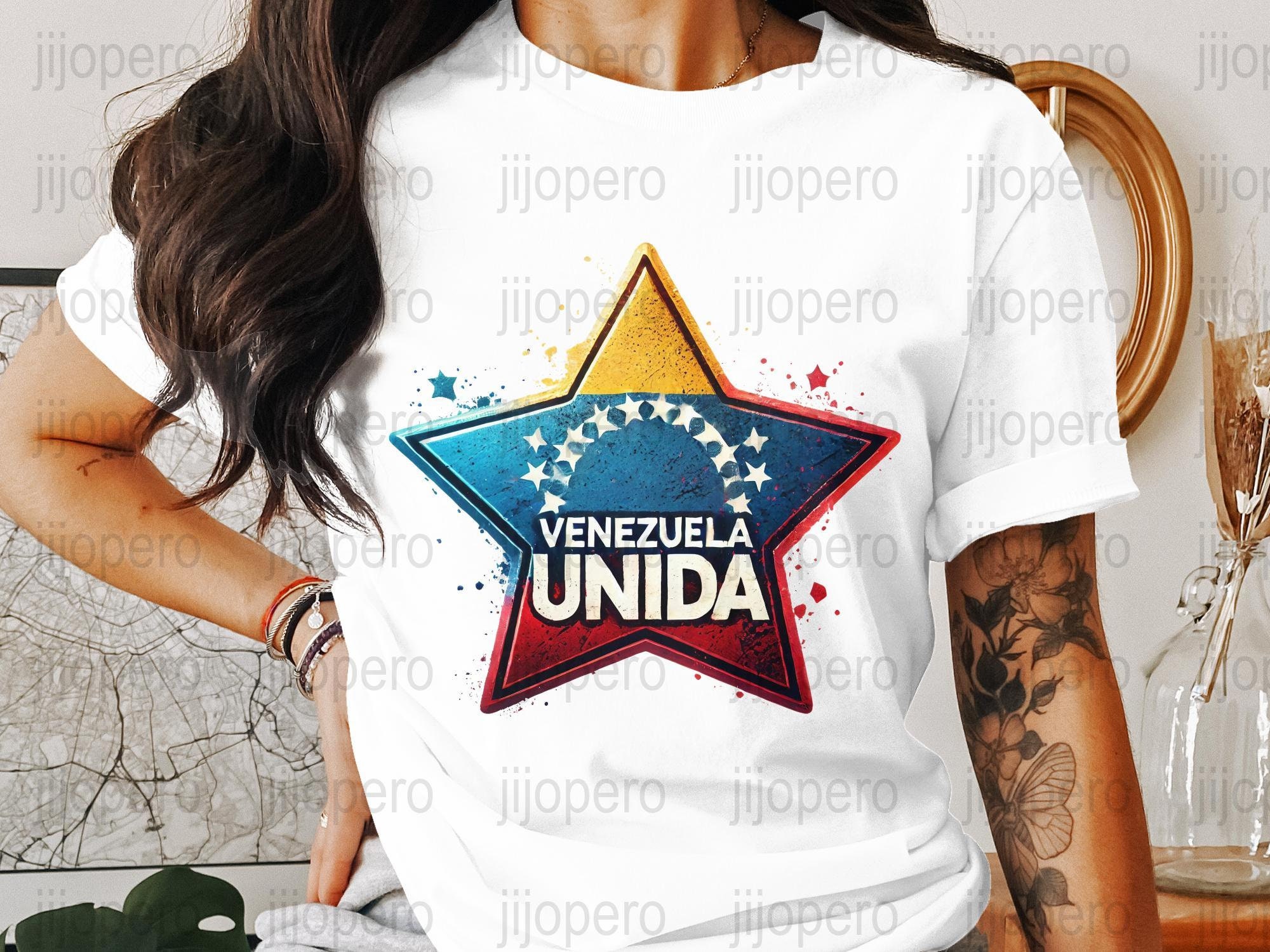 Venezuela Unida PNG, Digital Download, Patriotic Art, Venezuelan Pride ...