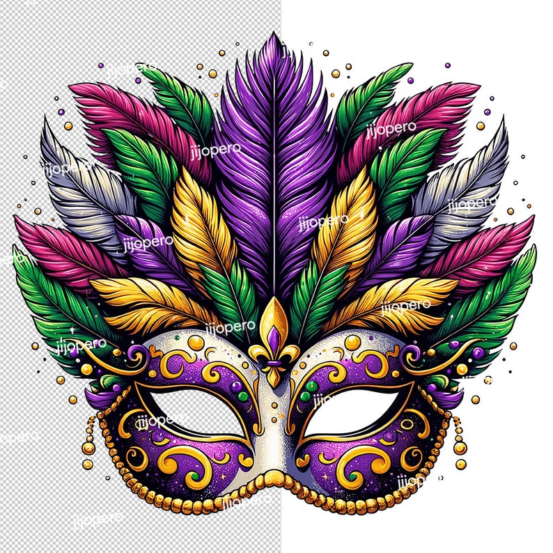 Mardi Gras Mask Png Sublimation Design Sublimate Designs Download ...