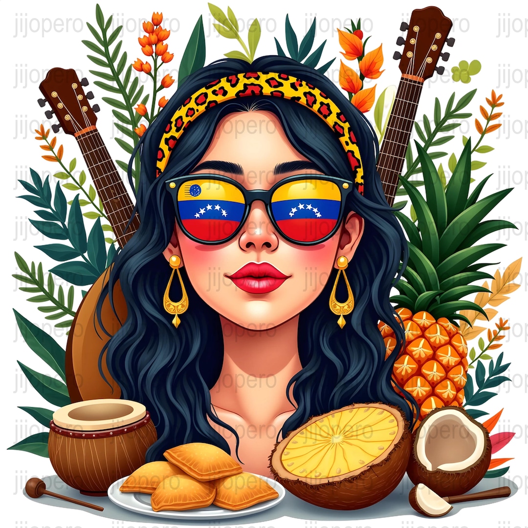 Venezuela Art Print, Venezolana Poster, Digital Download, Venezuelan ...