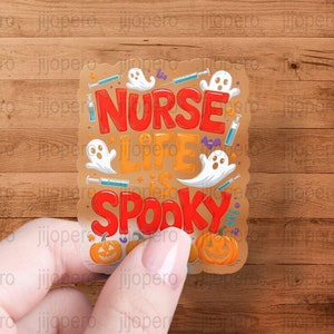 Nurse Life is Spooky PNG, Halloween Nurse Digital Download, Funny Nurse ...