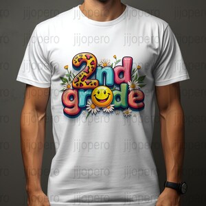 2nd Grade Digital Download, Cute 2nd Grade Sign, 2nd Grade Art PNG ...