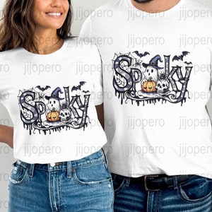 Spooky Halloween Art Printable, Digital Art Print, Halloween Wall Decor ...