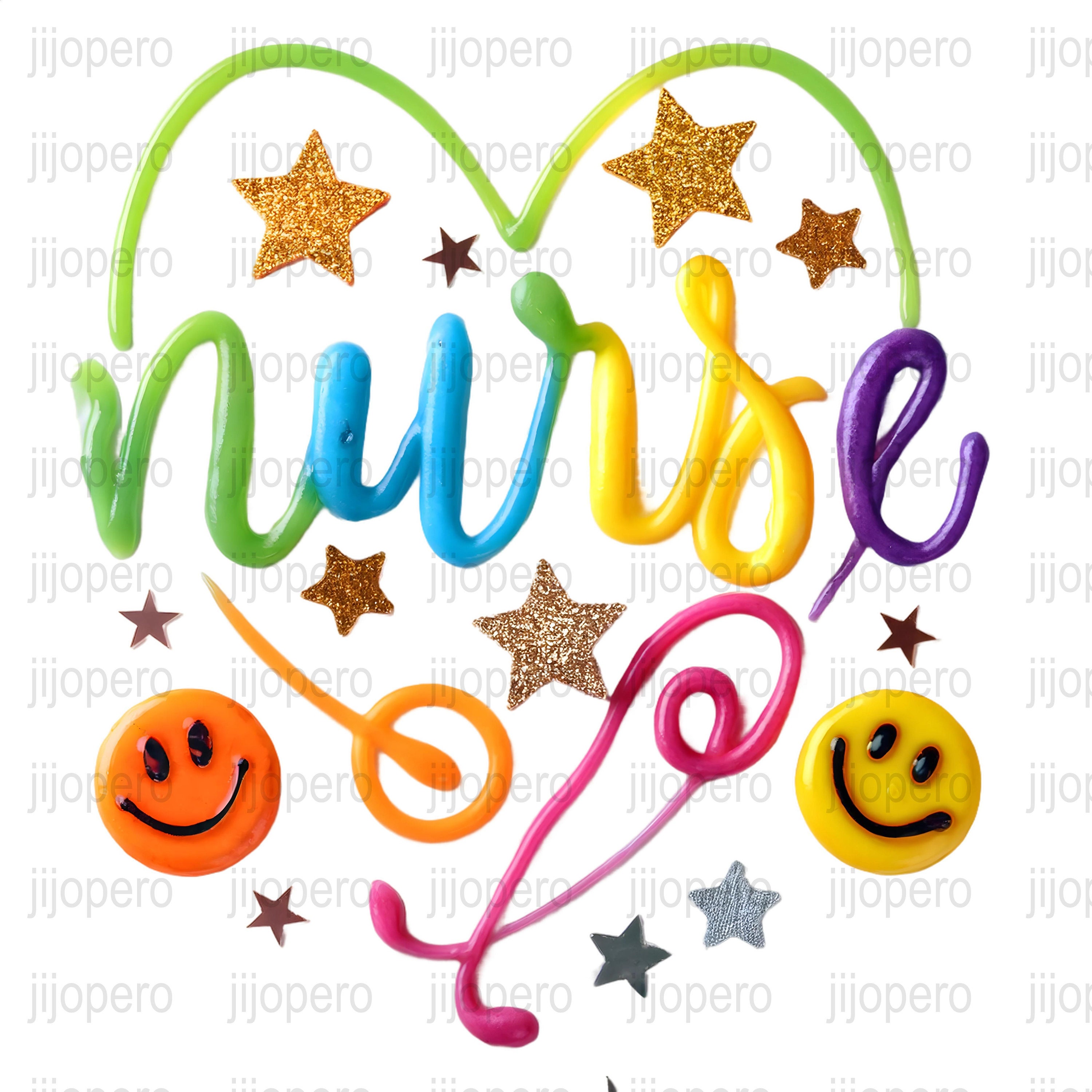 Nurse Slime PNG Digital Download, Nurse Clipart for Crafts, Cute Nurse ...