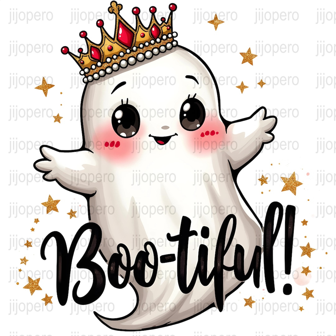 Halloween Boo PNG, Cute Ghost Digital Download, Boo-tiful Halloween ...