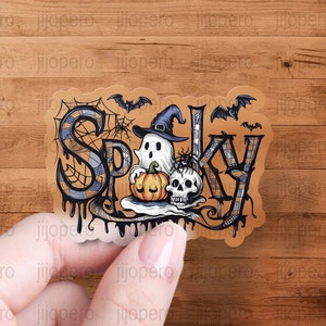 Spooky Halloween Art Printable, Digital Art Print, Halloween Wall Decor ...